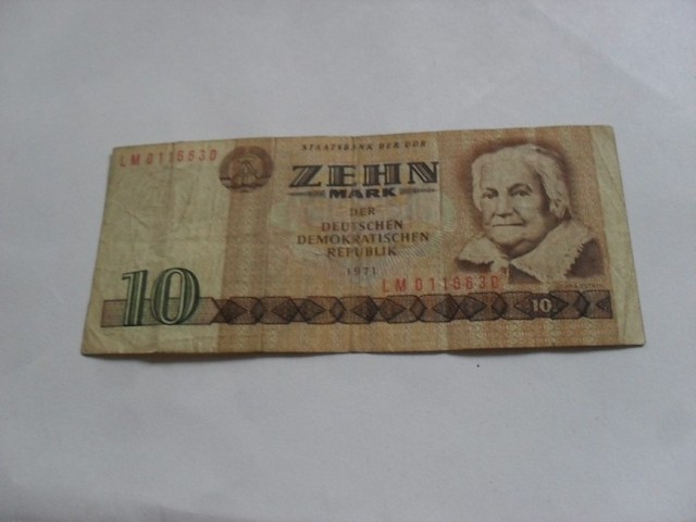 10 MARK 1971.DDR