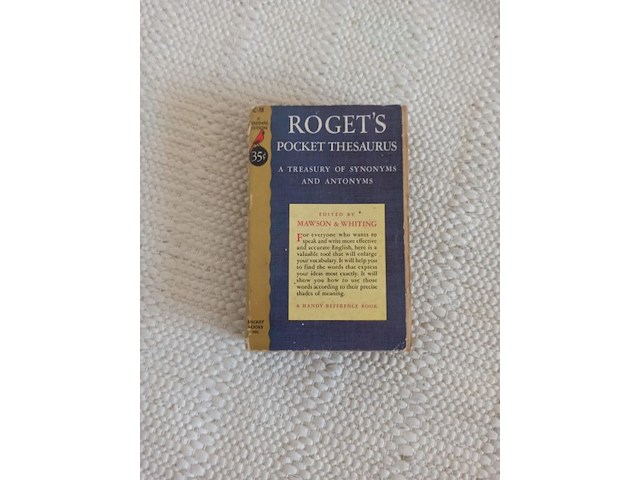 Roget`s Pocket Thesaurus