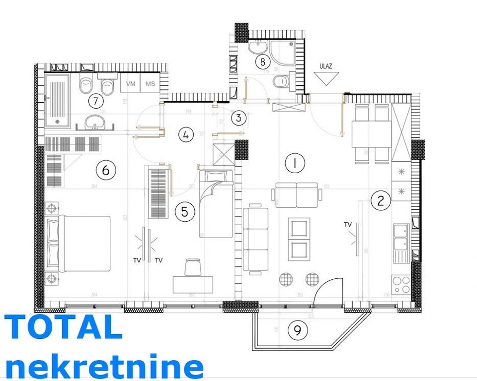 NOVI SAD - NOVA DETELINARA - 68. 00 m2