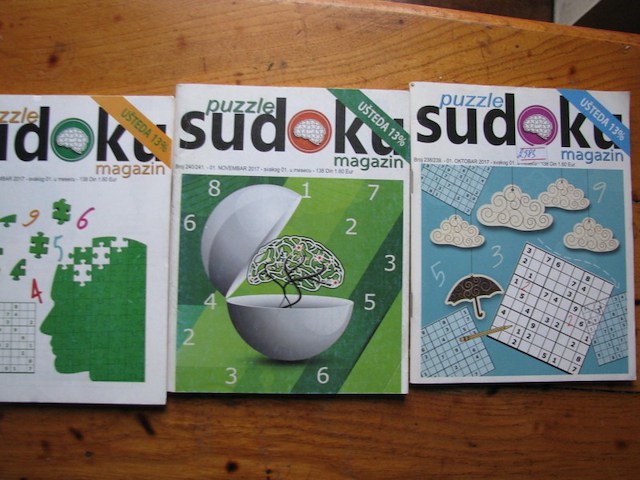 PUZZLE SUDOKU 236/237 238/239 240/241 RETKO