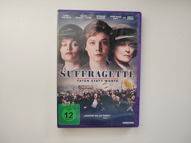 Suffragette (film) DVD