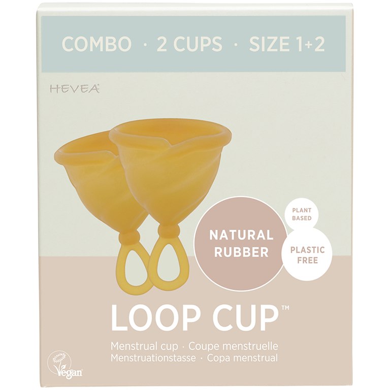 Menstrualna čaša Hevea Loop Cup Combo (vel. 1 i 2)