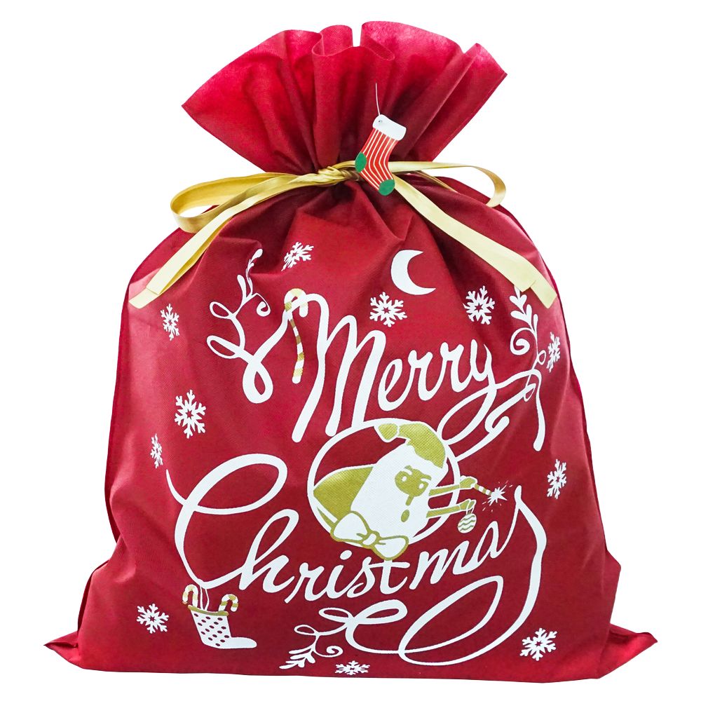 Baggy, vrećica za poklon, Merry Christmas, crvena, XL