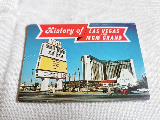 History of Las VEgas and MGM Grand (vintage)