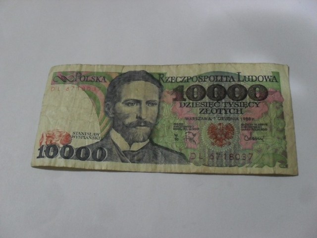 10 000 ZLOTYCH 1988.