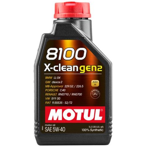 Motorno ulje MOTUL 8100 X-clean gen2 5w40 1/1