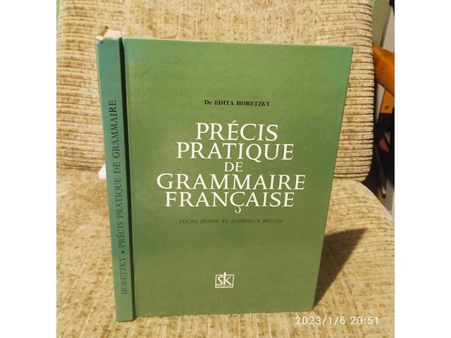 PRECIS PRATIQUE DE GRAMMAIRE FRANCAISE  - Dr Edita Hore