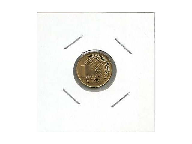 a7 Guinea 1 franc 1985.