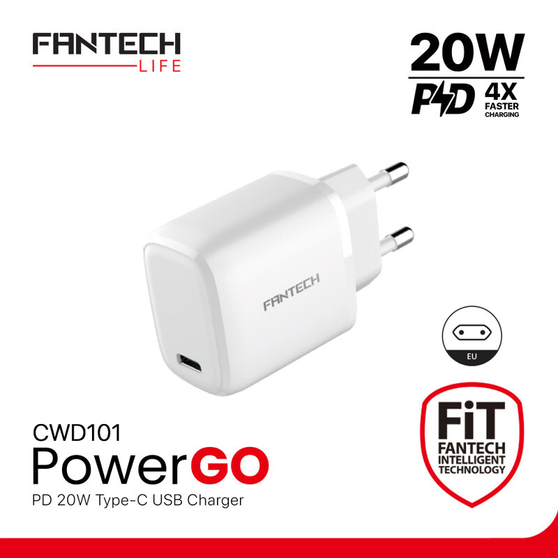 Kucni punjac Fantech PowerGO CWD101 PD 20W beli