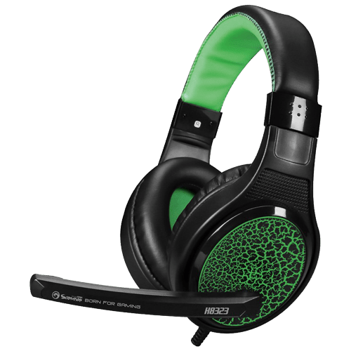 MARVO gejmerske slušalice H8323 (Crna/zelena)