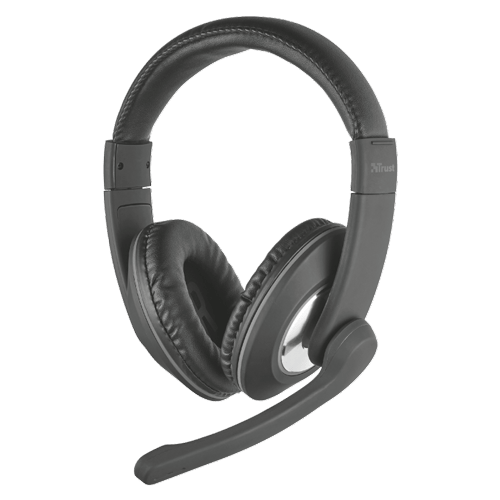 TRUST Žične slušalice RENO - 21662 (Crne)