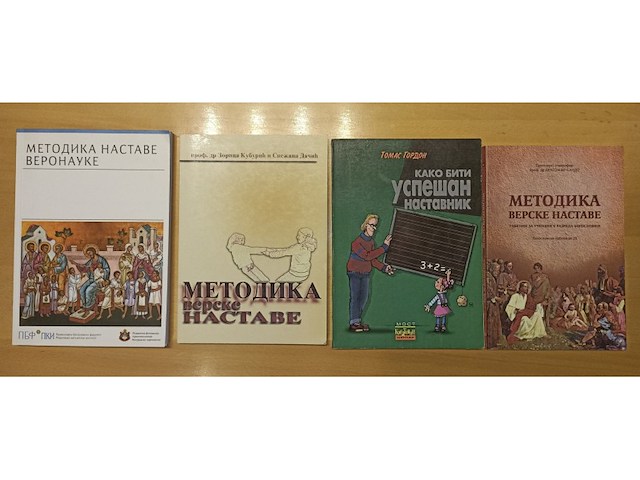 Veronauka – metodika – 4 knjige