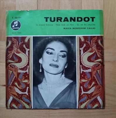Maria Callas-Turandot (Puccini) (Single) (Germany)