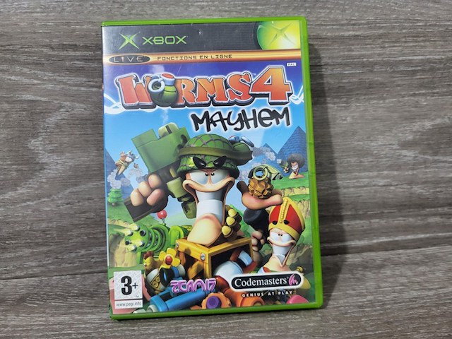ORIGINAL igrica za Xbox Classic Worms 4 Mayhem