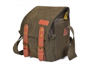 CADEN N1 Simple Retro Camera Bag (Coffee)