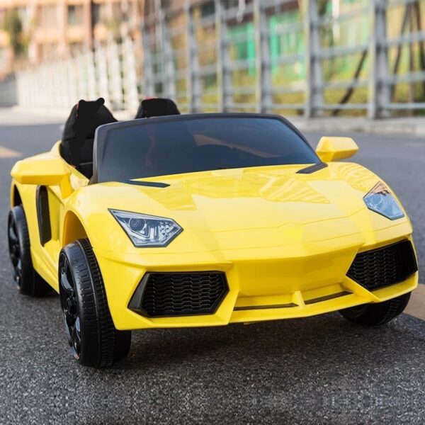 Auto na akumulator Lamborghini Aventador G378 – žuti, 000208