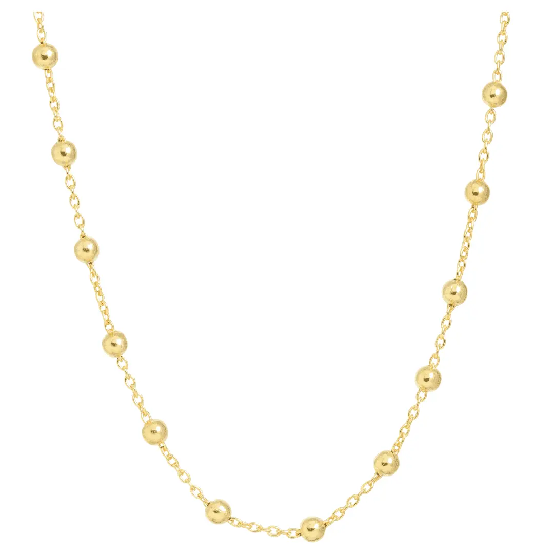 J&B JEWELLERY Srebrna ogrlica 925 - Q6G zlatna