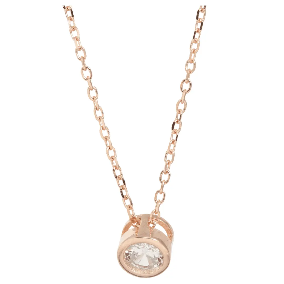 J&B JEWELLERY Srebrna ogrlica 925 - Q4RG rose gold