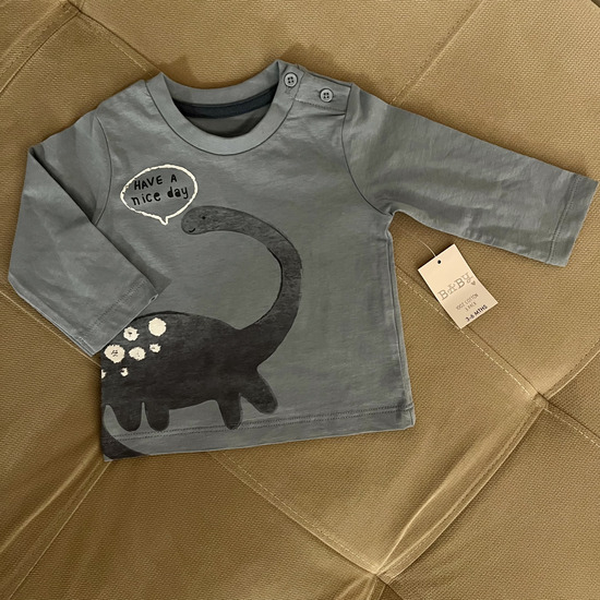 Majica za bebe sa dinosaurusom NOVO