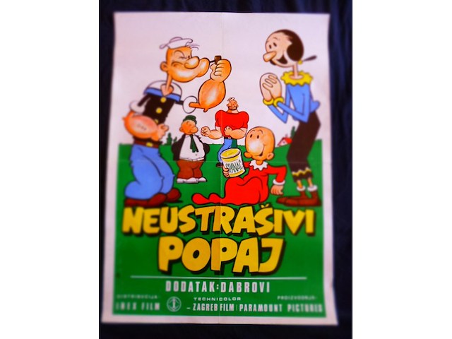 Filmski poster NEUSTRAŠIVI POPAJ