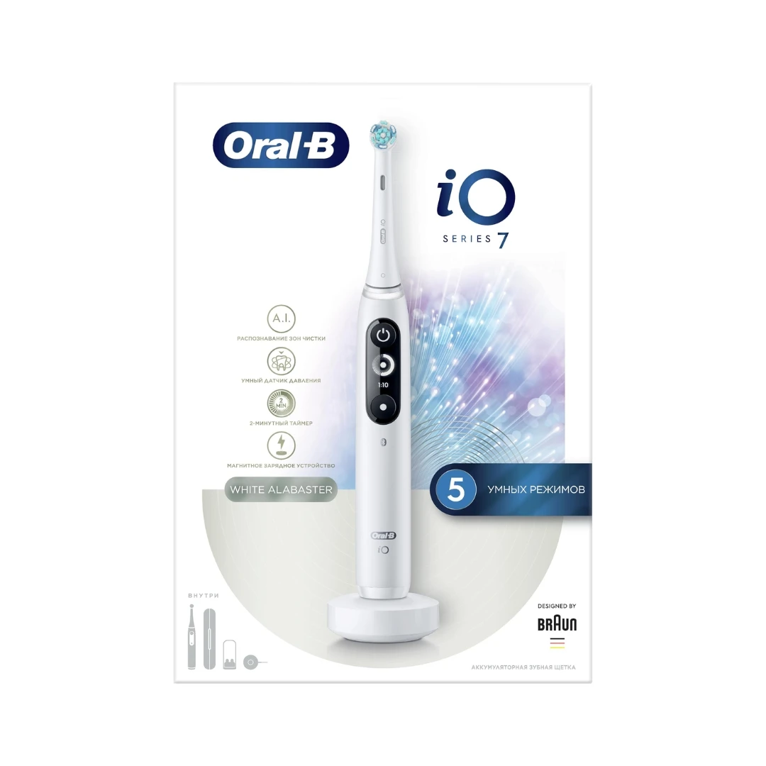 Oral-B® iO 7 Električna Četkica za Zube Bela