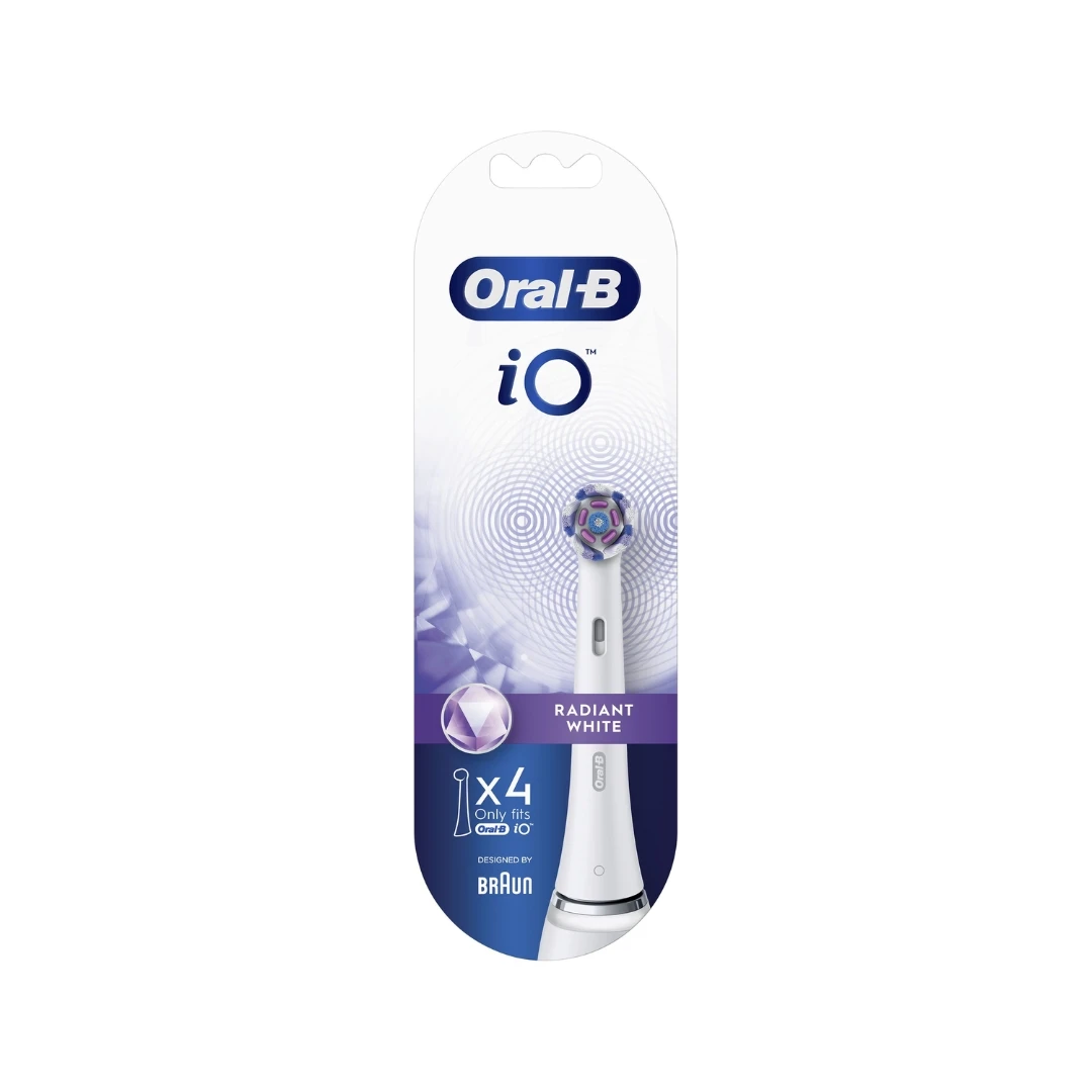 Oral-B® iO Nastavci RADIANT WHITE Zamenska Glava za Eelektričnu Četkicu 4 Nastavka