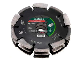 Dijamantski disk za šlicericu 125x28.5x22.23 mm Metabo