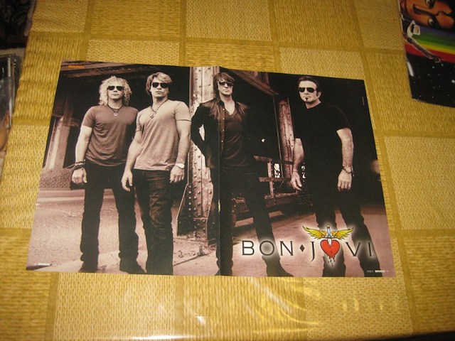 Poster (dvostrani) Bon Jovi, Miley Cyrus