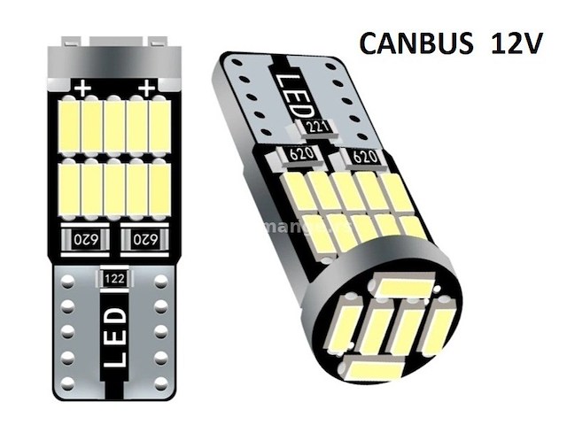 T10 CANBUS Led sijalica26 dioda (4014 najjače diode)