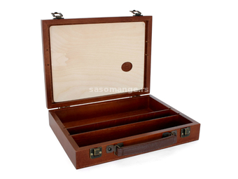 Drveni kofer za boje Renesans 32x23.5x6 cm (prazan kofer za)