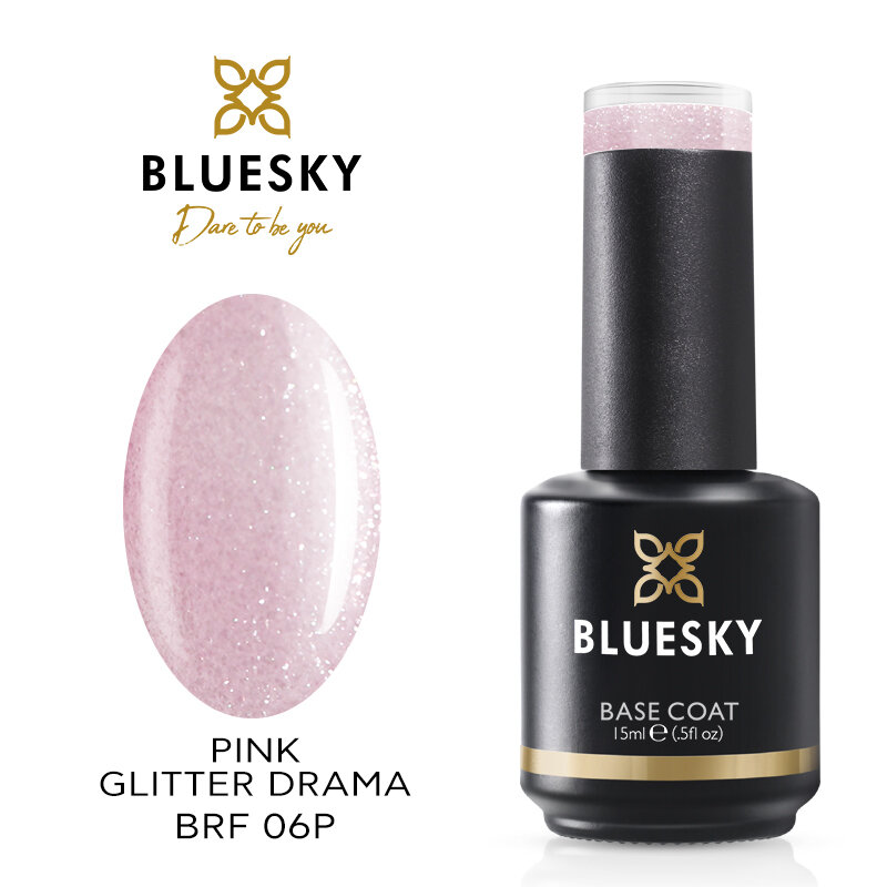 RIDGE FILLER BASE PINK GLITTER DRAMA - BRF 06 15ML