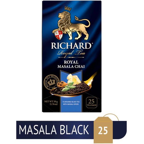 Richard Royal Masala Chai - Crni čaj sa djumbirom, cimetom i aromom masala začina, 25x2g 1100477