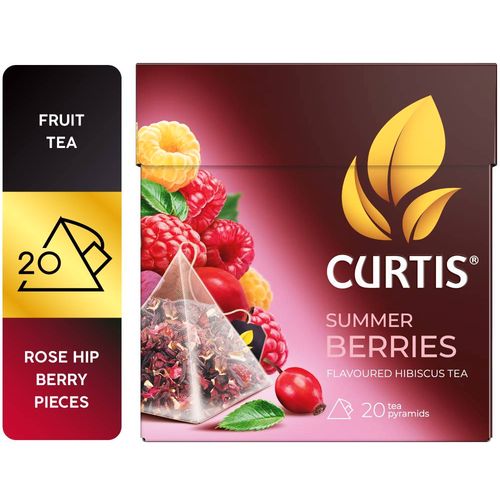 Curtis Summer Berries - Biljni čaj sa komadićima voća i aromom maline, 20x1.7g 1515600