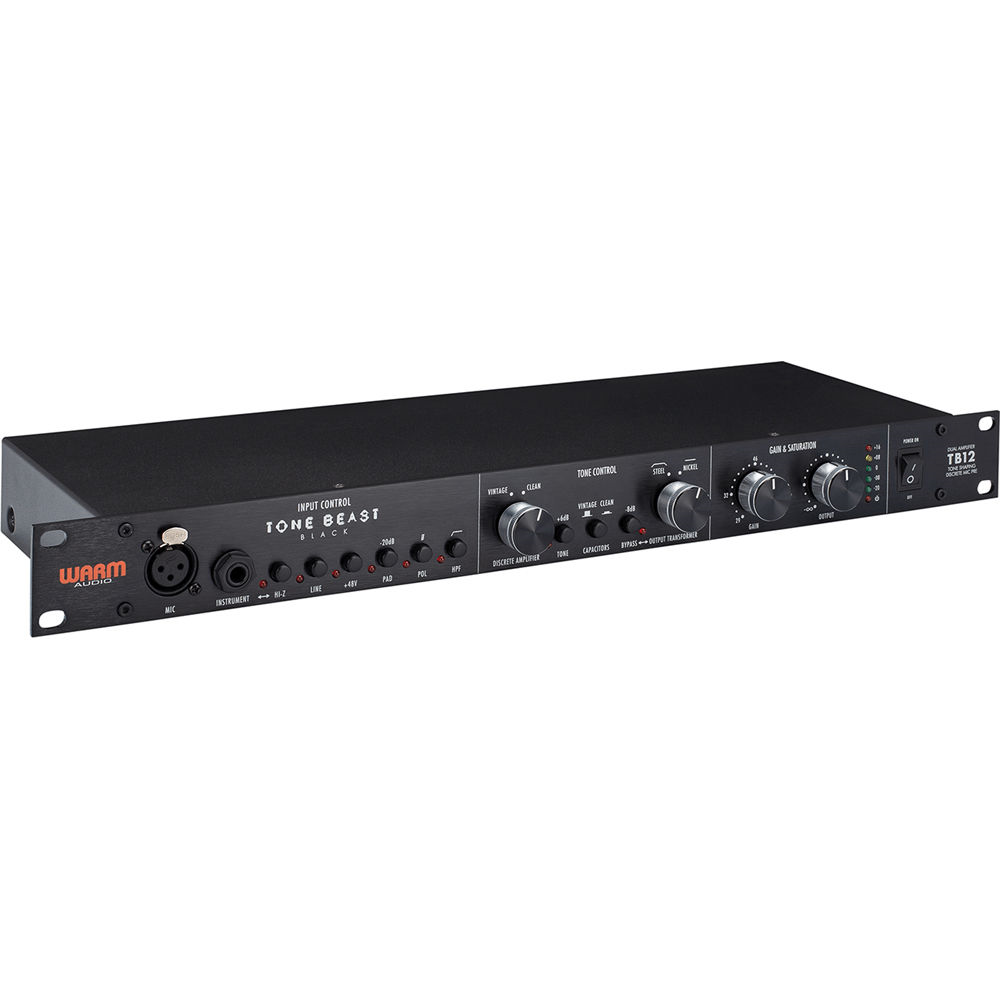Warm Audio TB12 Black Tone Beast Mic Preamp - Black