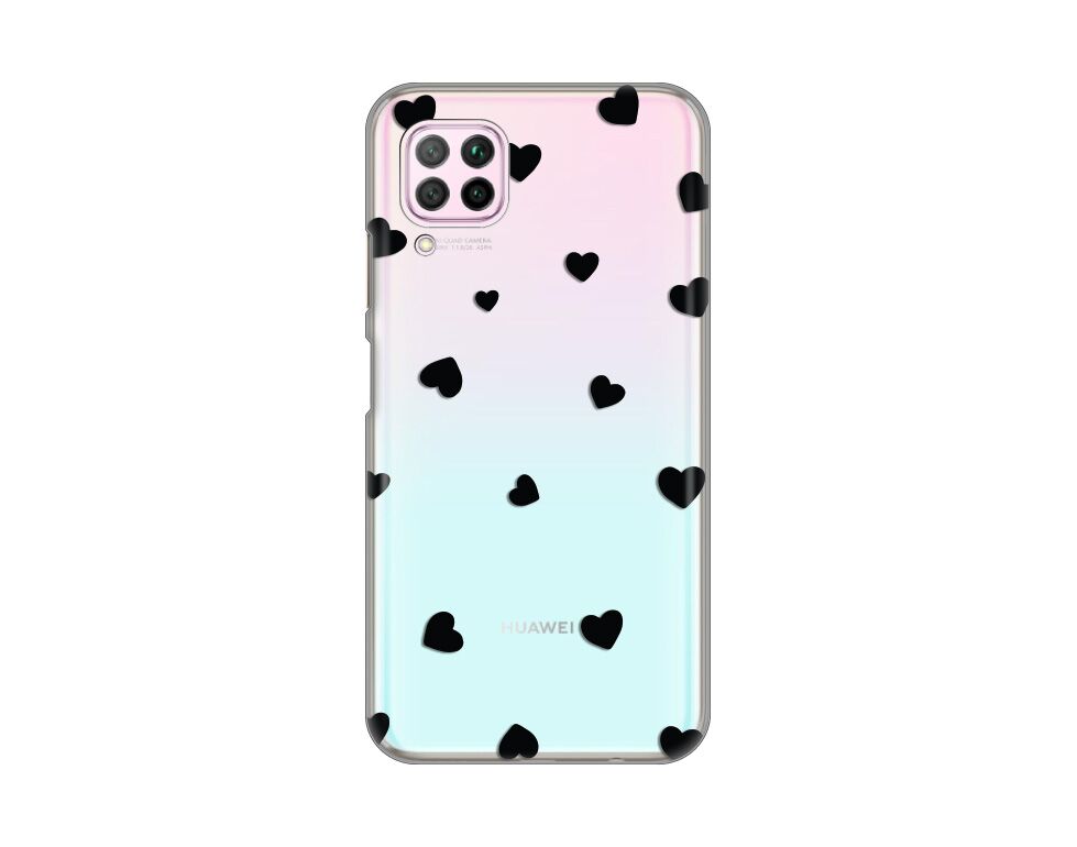 Silikonska futrola PRINT Skin - Huawei P40 Lite/Nova 6 SE Hearts