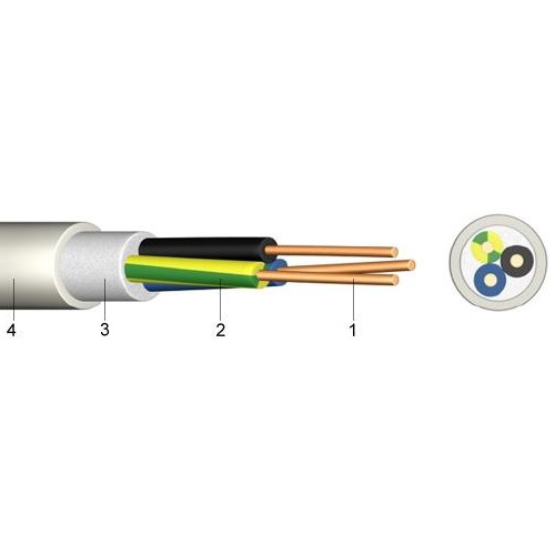 Provodnik PP-Y (N)YM 3×2.5mm²