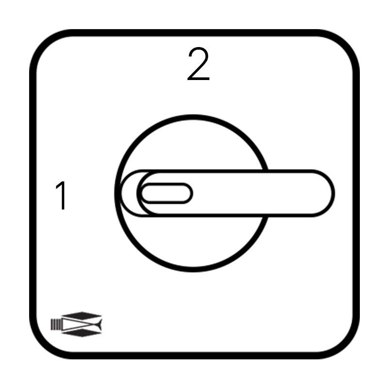 Gr. sklopka MN 10-55-U /2p/1-2