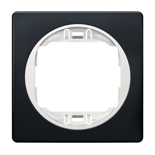 EON Maska jednostruka 80×80 crna soft sa belim nosačem