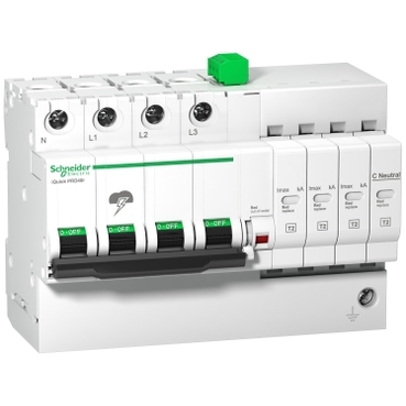 SE IQuick PRD8r modularni odvodnik prenapona 3P + N 350V sa daljinskom signal.