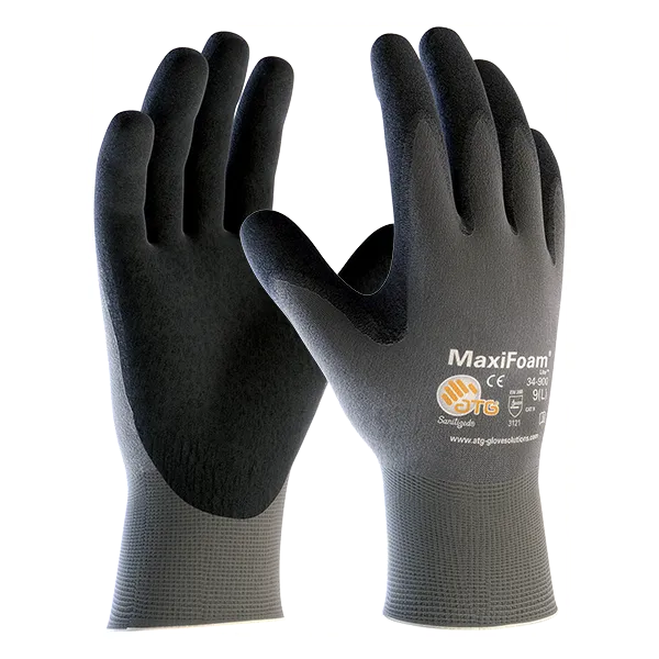 ATG rukavica MaxiFoam sivo-crna