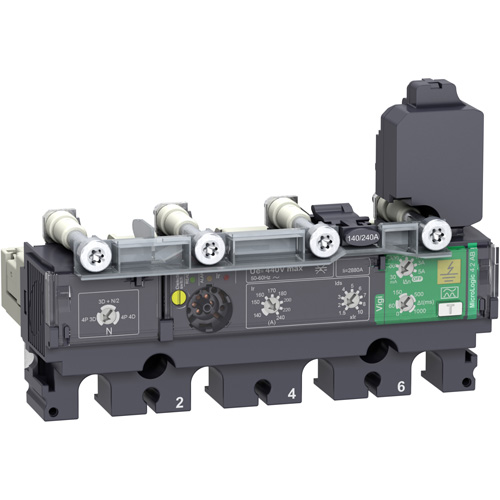 SE zaštitna jedinica MicroLogic 4.2 AB za ComPacT NSX 250 prekidače elektronska struja 240 A 4P 4d