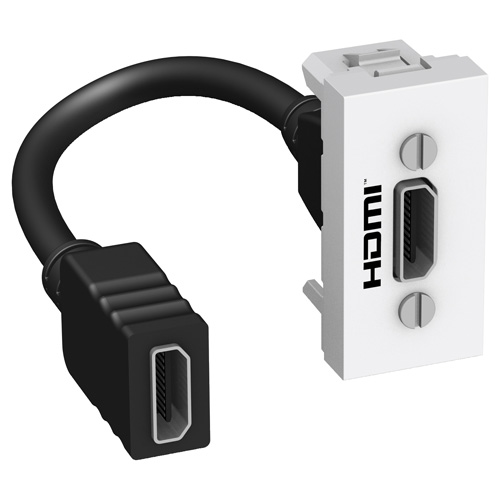 SE Altira HDMI prewired socket outlet 2 modules white