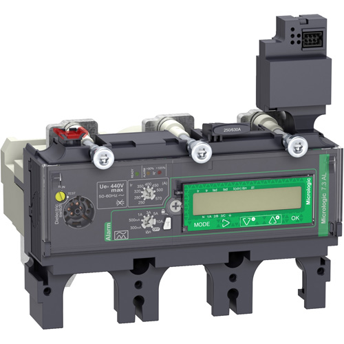 SE Zaštitna jedinica MicroLogic 7.3 E AL za prekidače ComPact NSKS 630 elektronski naziv 570A 3 polna 3d