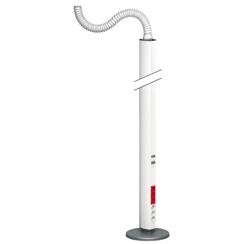 SE Optiline 45 pole freestanding twosided polar white 2900 mm