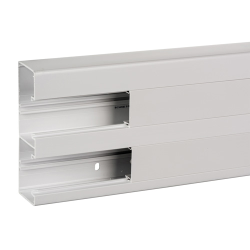 SE Optiline 45 installation trunking 165×55 mm pvc polar white 2000 mm