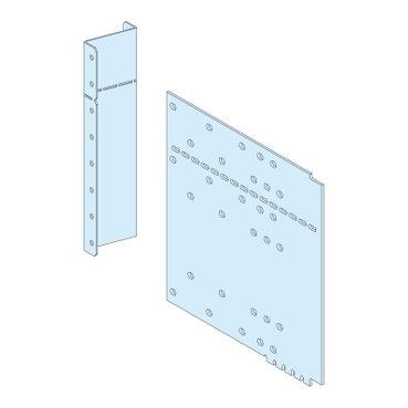 SE form 3 vertikalna pregrada za zadnje priključke, 5 ili 6 modula