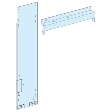 SE form 2 prednja zaštitna pregrada za bočne vertikalne sabirnice, d = 300 mm