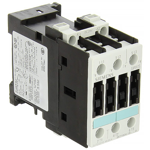 SIEMENS kontaktor AC-3 17A 7.5kW 400V 24V DC