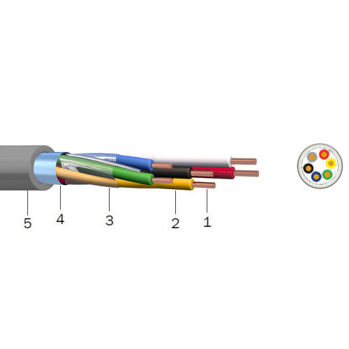 Provodnik J-Y(St)Y (TI-44) 3x2x0.6mm²