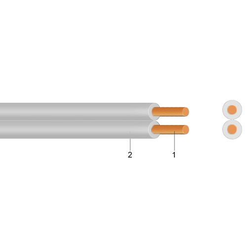 Provodnik P/L H03VH-H 2×0.75mm²